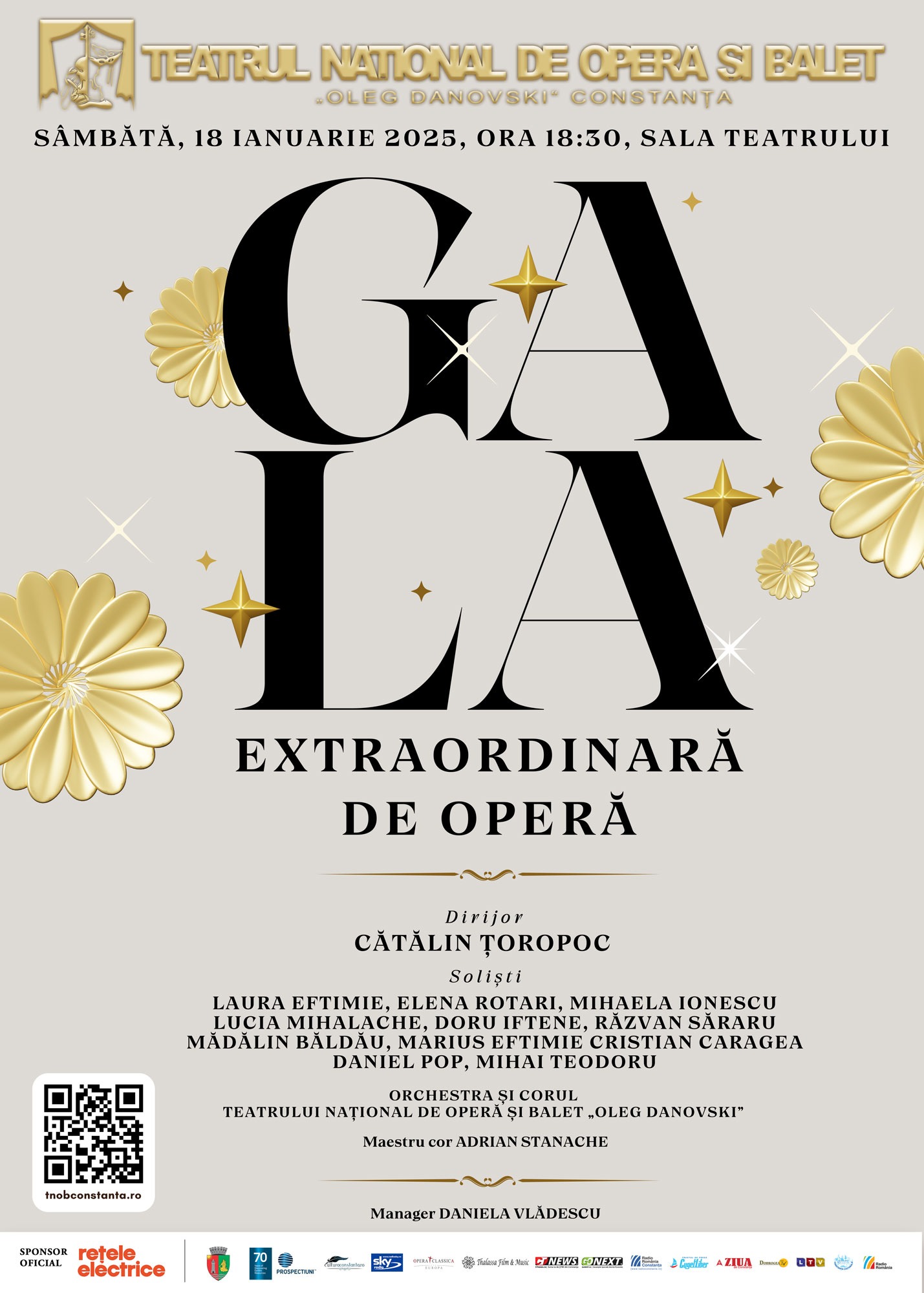 Gală Extraordinară de Operă la Teatrul „Oleg Danovski”